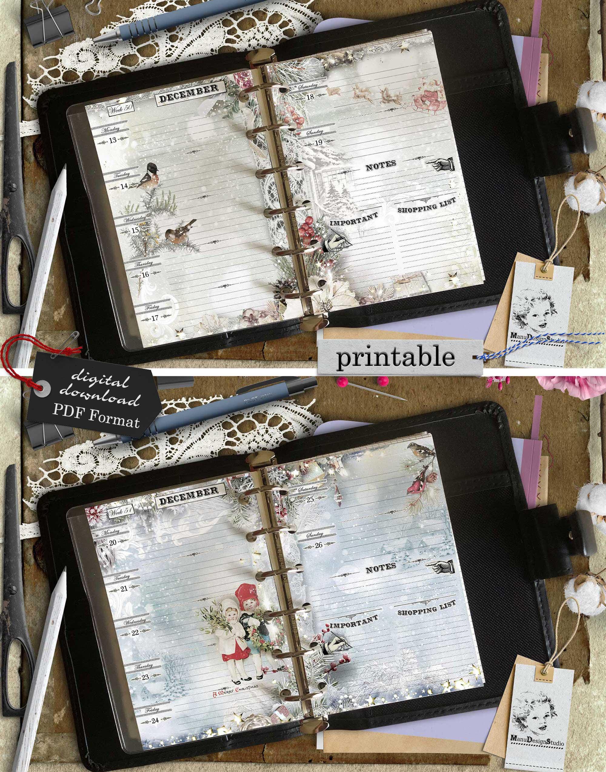 2026 Printable Pocket Planner Refill, Weekly Inserts PDF - Etsy