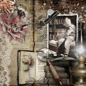 Digital Paper Pack, Scrapbook Paper, Printable Paper, Shabby Digital ...