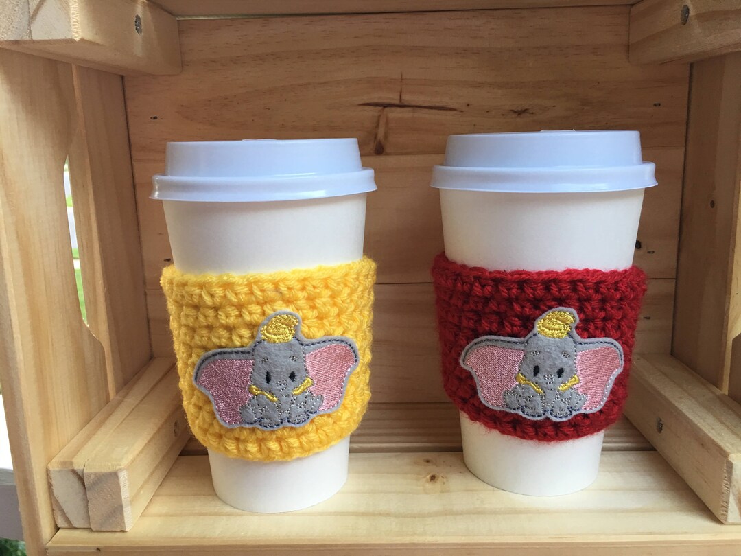 Dumbo Inspired Coffee Cozy - Etsy