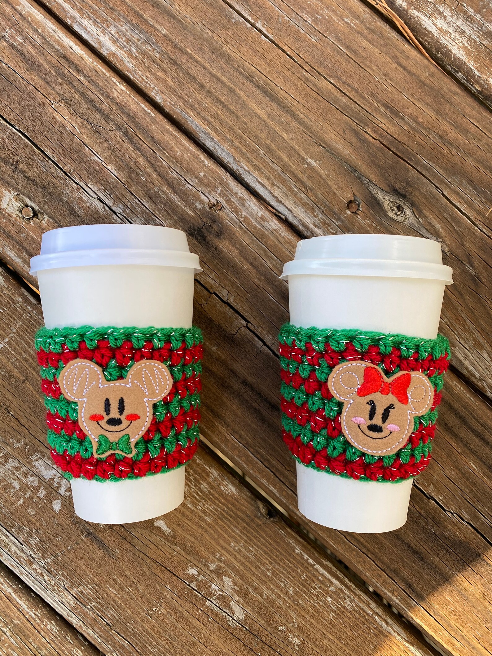 Mr and Mrs Ginger Mouse Coffee Cozy - Etsy