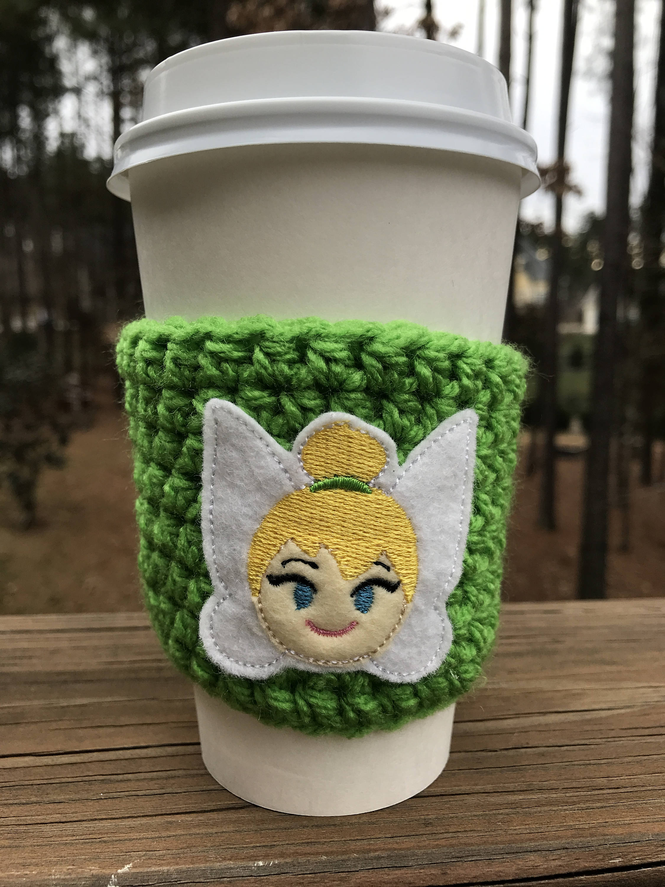 Tinker Bell Inspired Coffee Cozy | Etsy