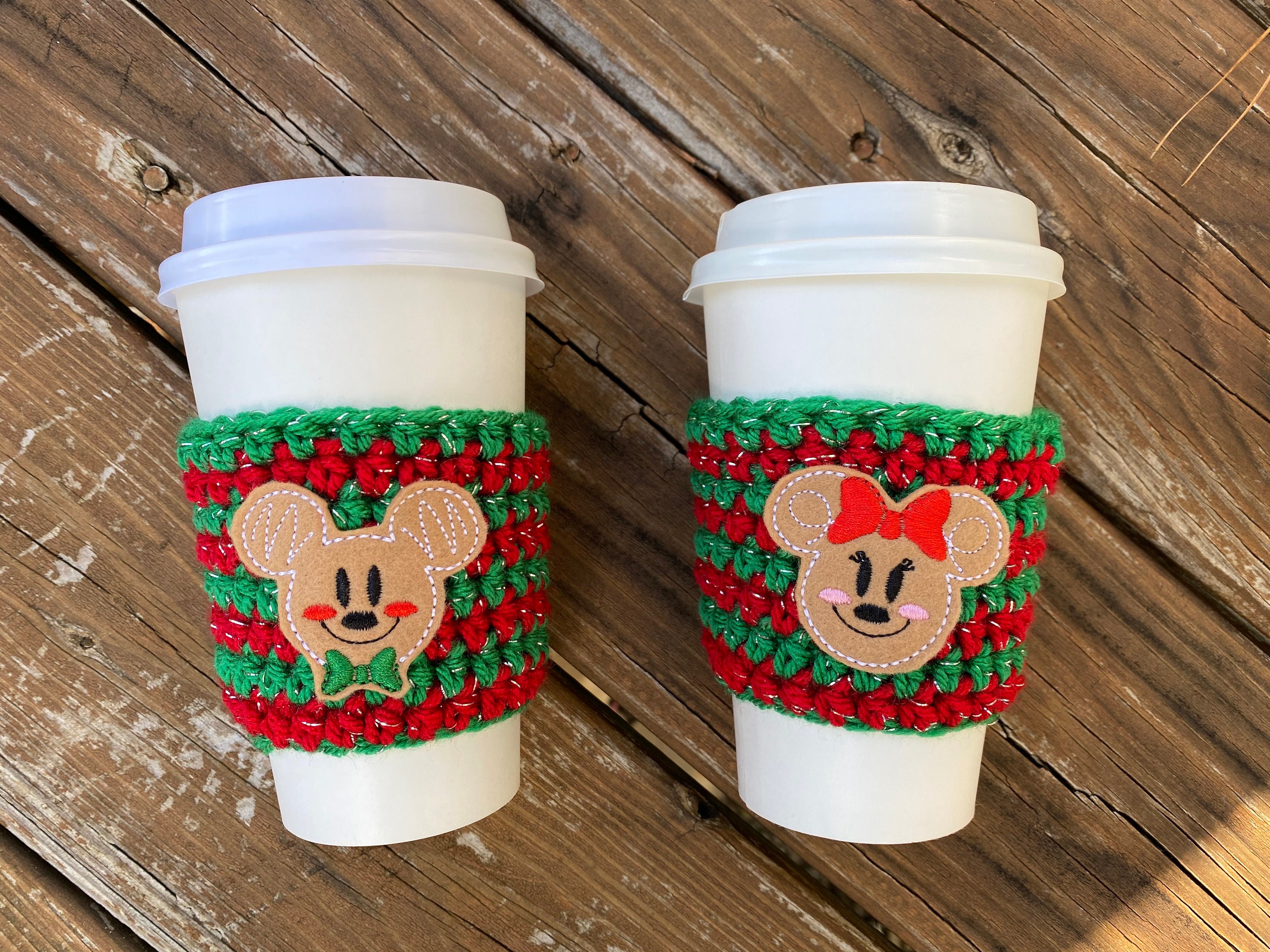 Mr and Mrs Ginger Mouse Coffee Cozy - Etsy