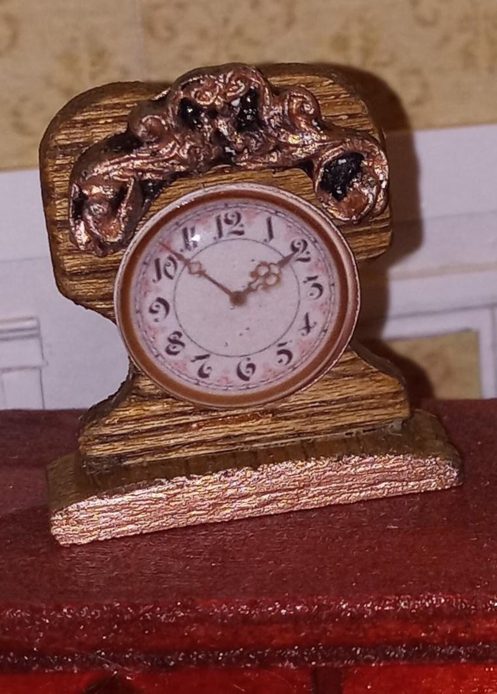 Miniature Dollhouse Antique Clocks OOAK Handmade - Etsy