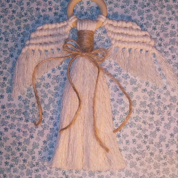 Macrame Angel - Etsy