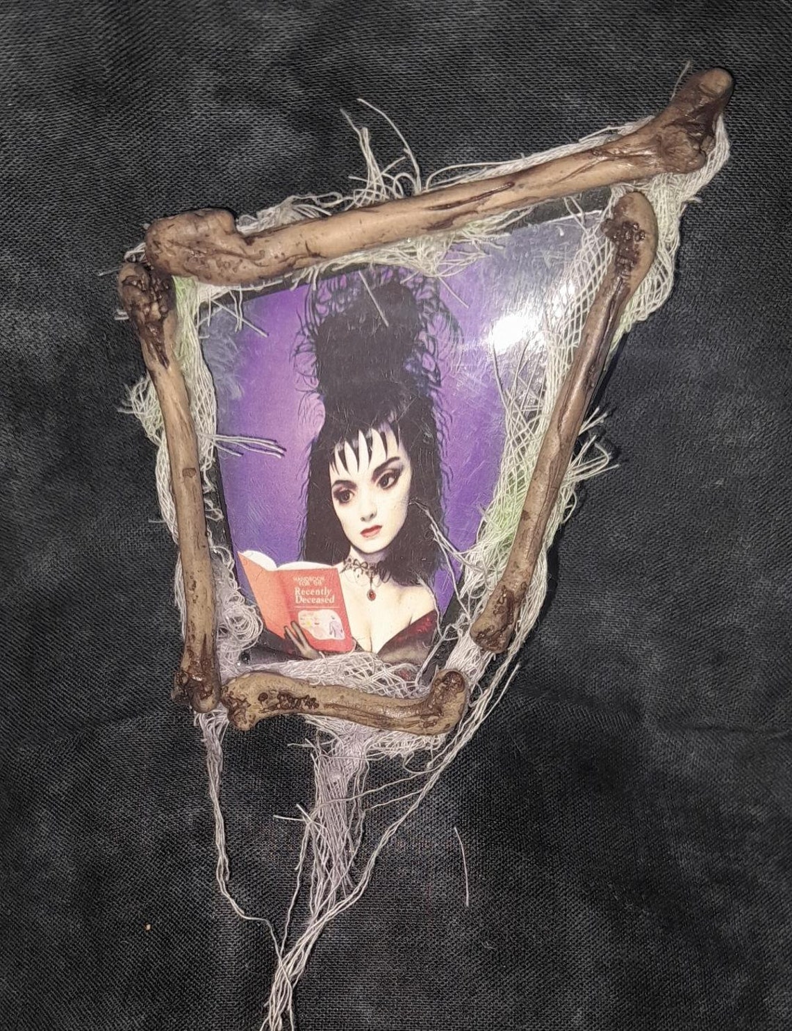 Miniature Beetlejuice's Portrait of LYDIA DEETZ OOAK - Etsy