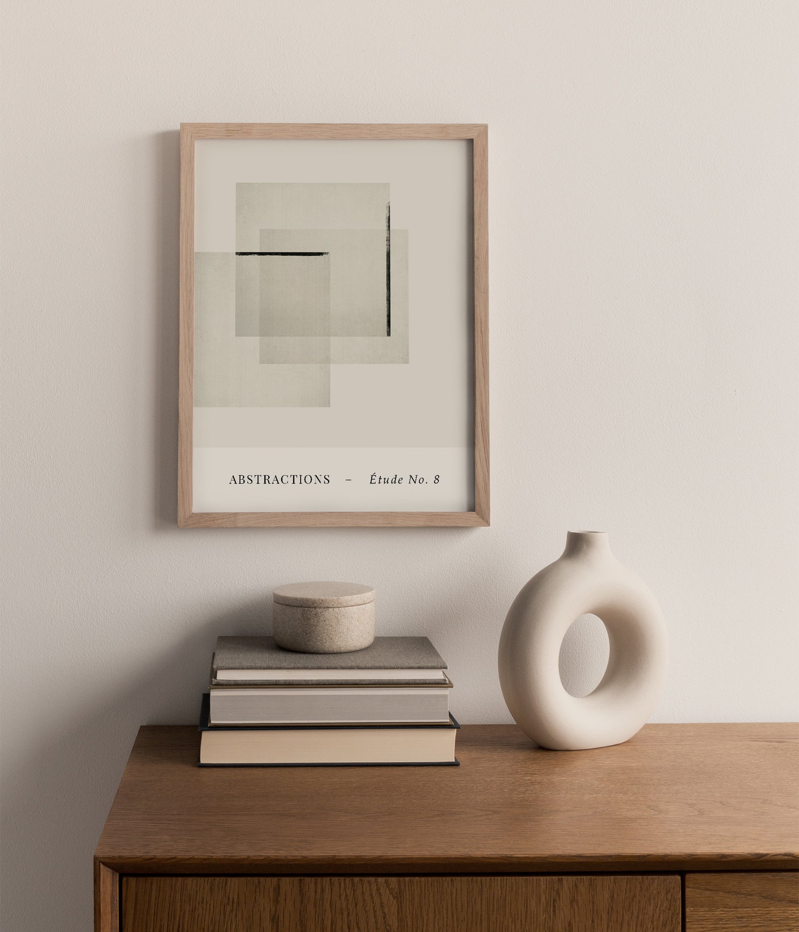 Modern Art Gallery Poster, Exhibition Poster, Abstract Print, Textured ...