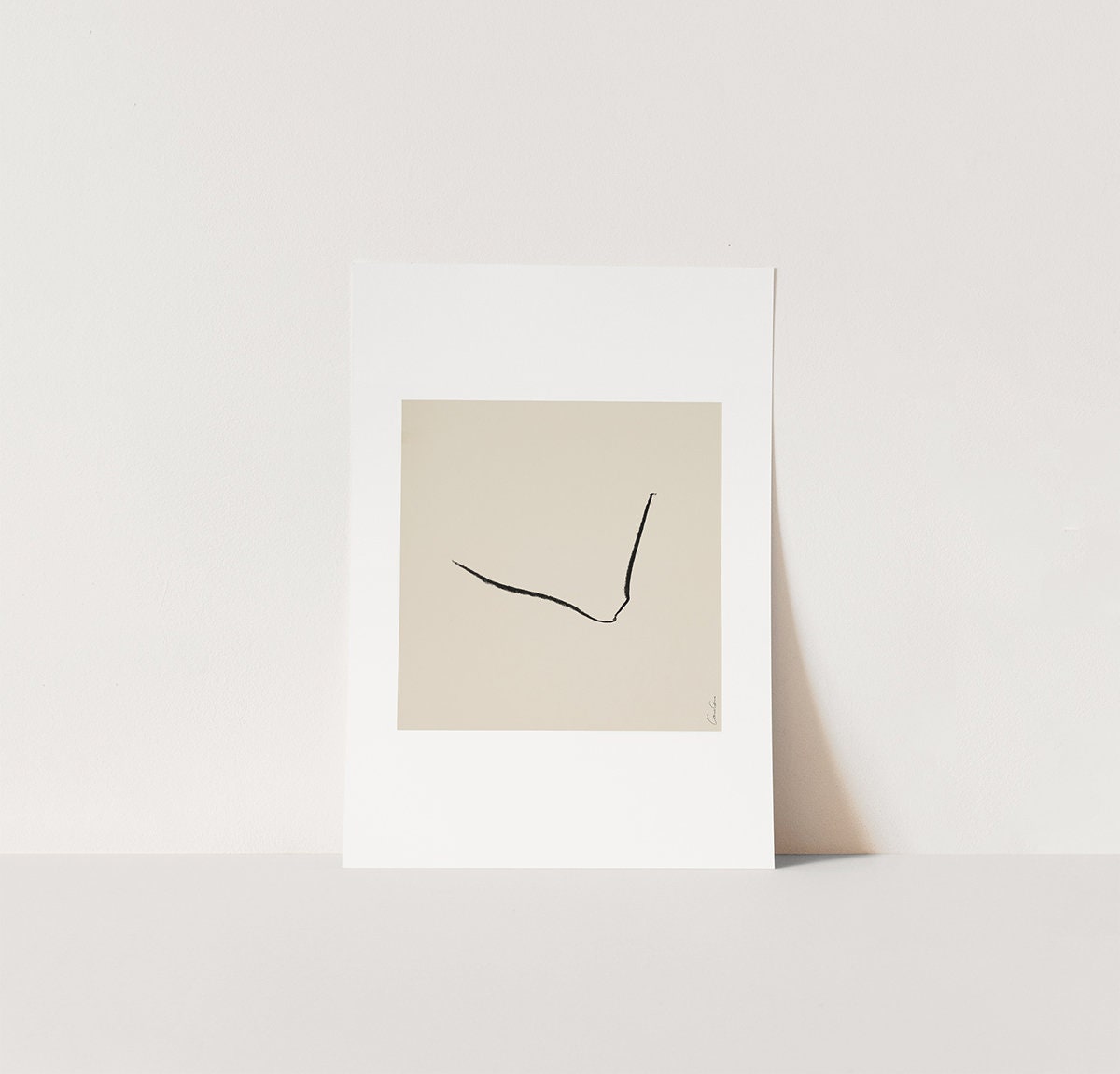 Minimalist Pencil Drawing Art Print Giclée Fine Art Print - Etsy