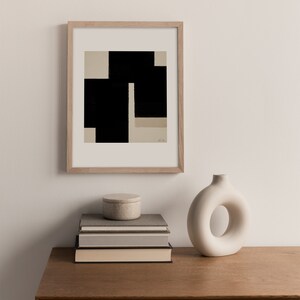 Black Abstract Poster, Abstract Fine Art Print, Textured Wall Art ...