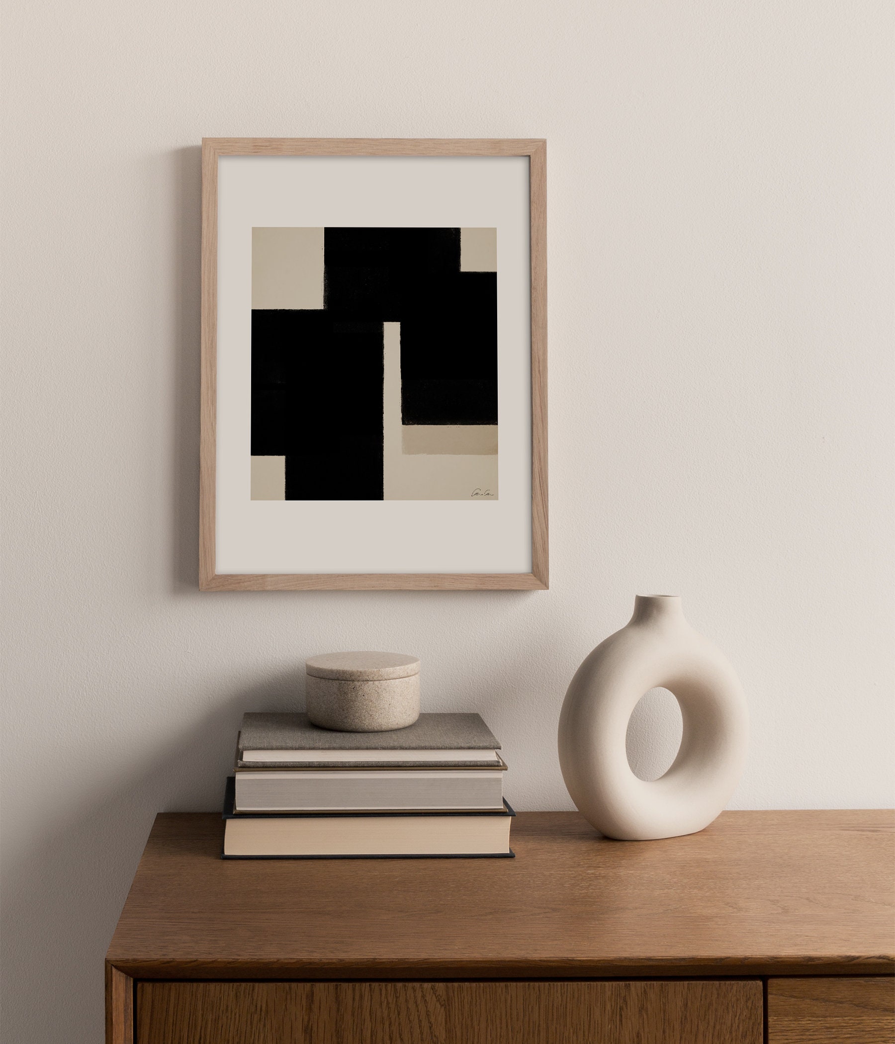 Black Abstract Poster Abstract Fine Art Print Textured Wall | Etsy