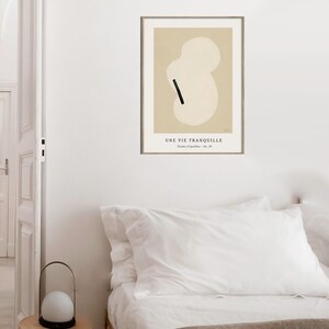 Cream and Beige Poster, Giclée Art Print, Neutral Print, Exhibition ...