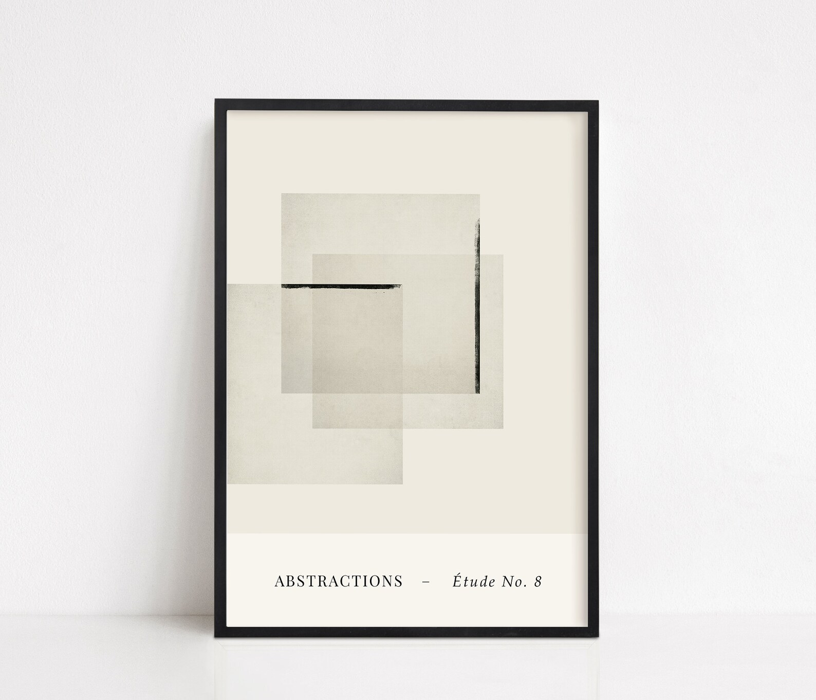 Modern Art Gallery Poster, Exhibition Poster, Abstract Print, Textured ...