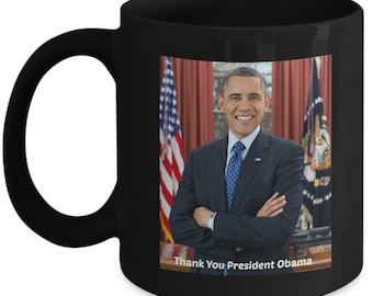 President Barack Obama 2008 Logo Coffee Mug Yes We Can - Etsy