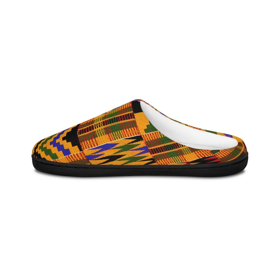 Kente Cloth Indoor Slippers - Etsy