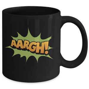 Comic Strip Aargh Coffee Mug Tea Cup Novelty Gift - Etsy