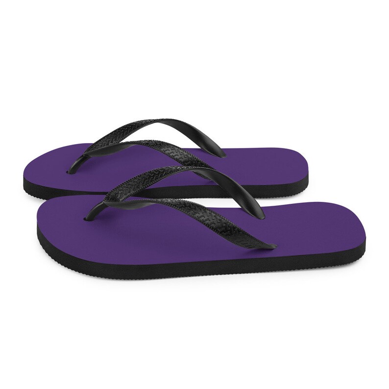 Purple Fun Gift for Family Gift Purple Flip Flops Flip-flops Girlfriend ...
