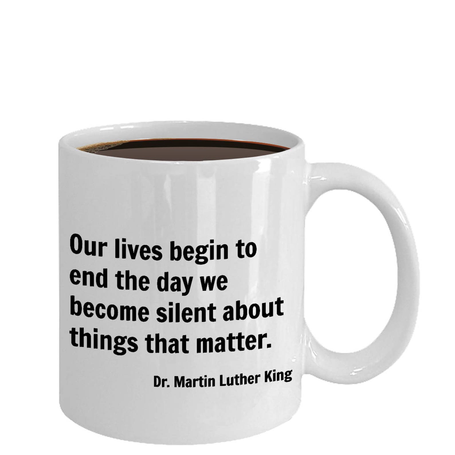 Dr Martin Luther King Quote Coffee Mug Tea Cup Novelty Gift Civil ...