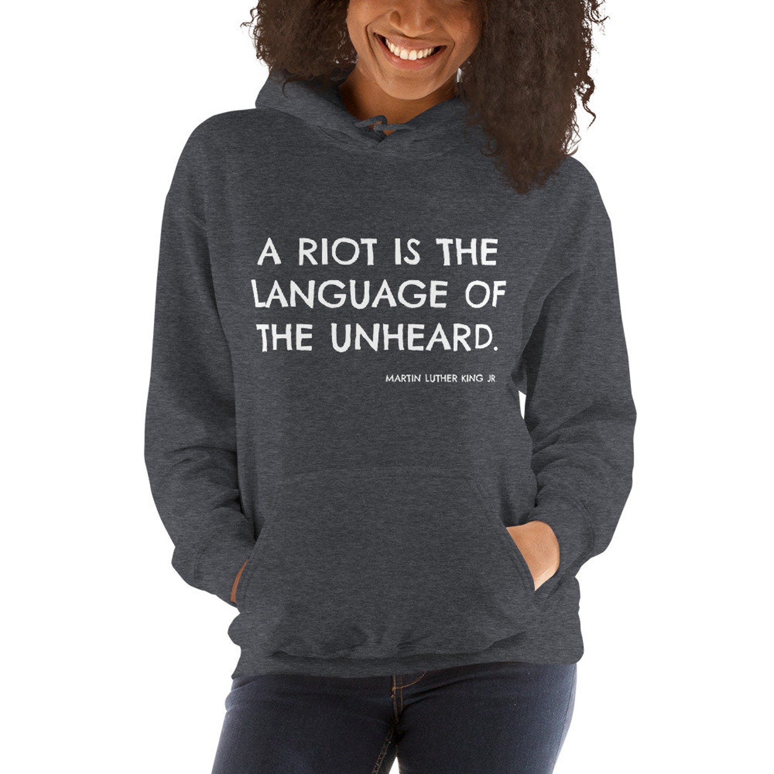 A Riot is the Language of the Unheard Quote Martin Luther King MLK ...