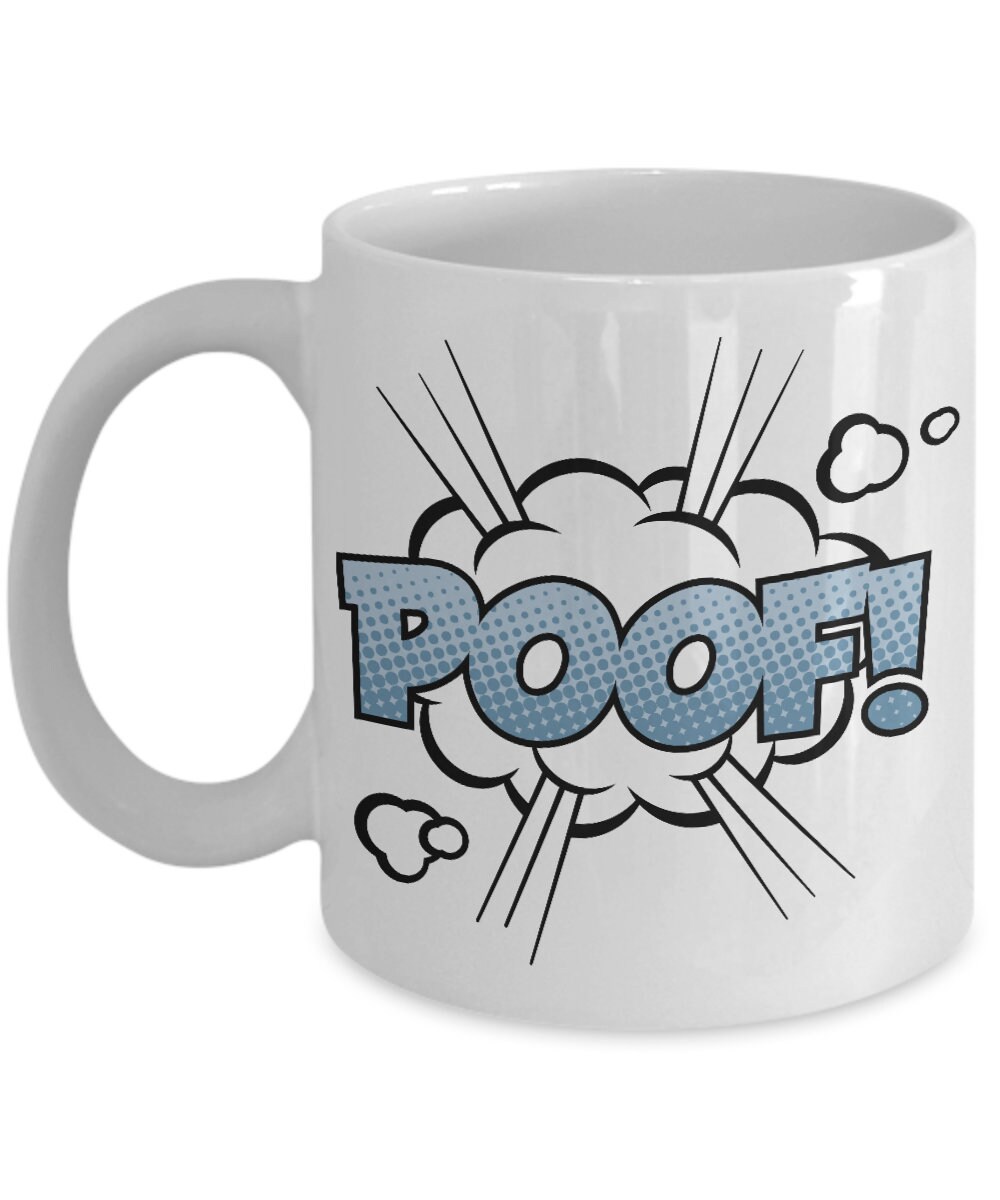 Tira cómica POOF taza de café taza taza de té novedad regalo - Etsy España
