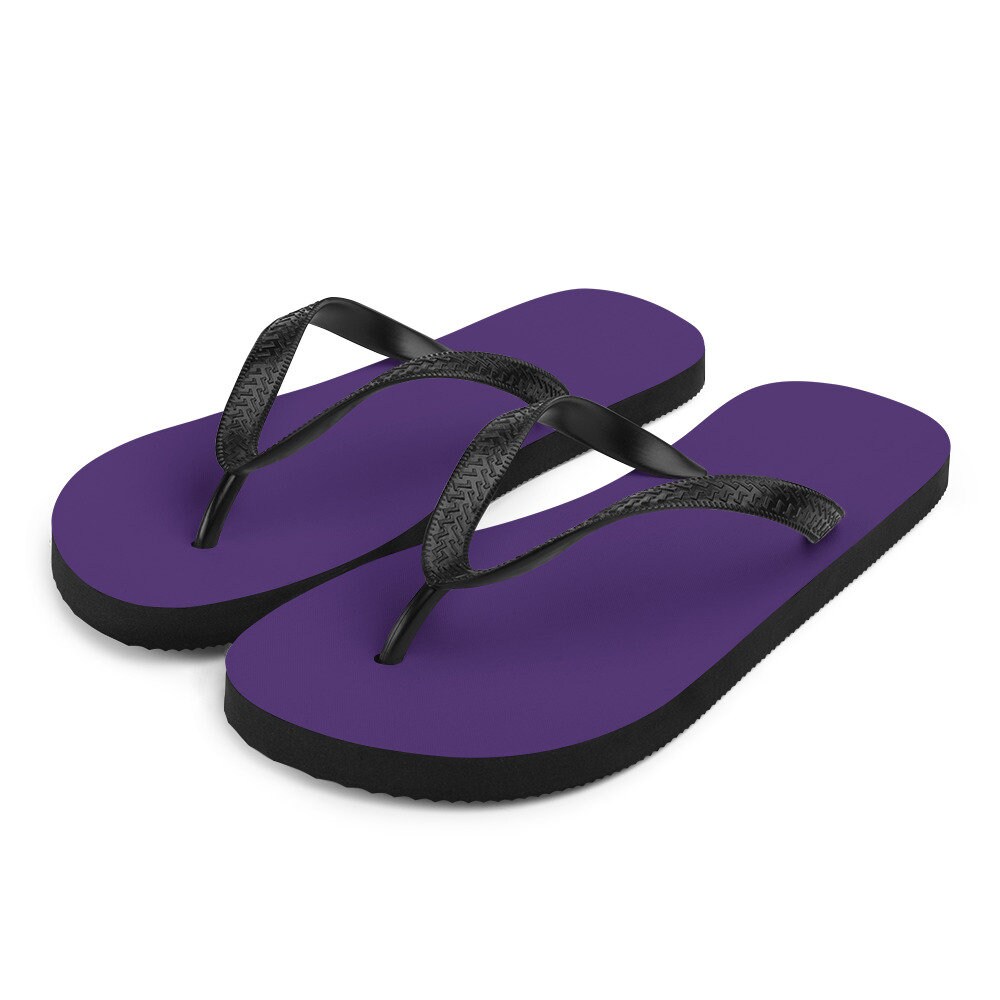 Purple Fun Gift for Family Gift Purple Flip Flops Flip-flops Girlfriend ...