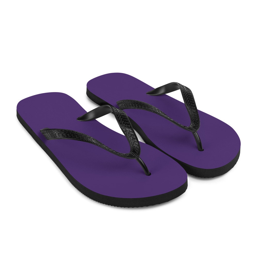 Purple Fun Gift for Family Gift Purple Flip Flops Flip-flops Girlfriend ...