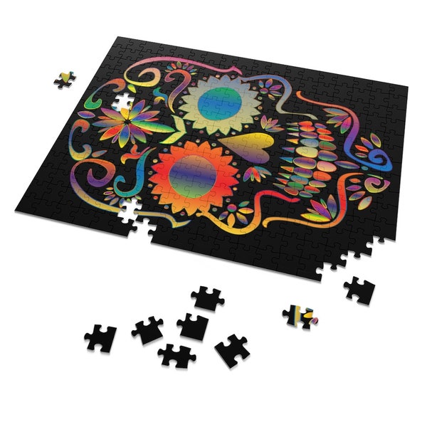 Sugar Skull Puzzle - Etsy