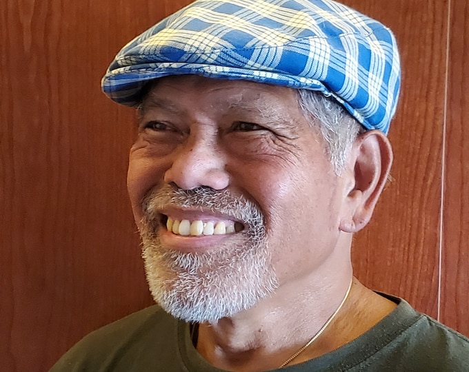 Hawaiian Palaka Plaid Flat Cap - Etsy