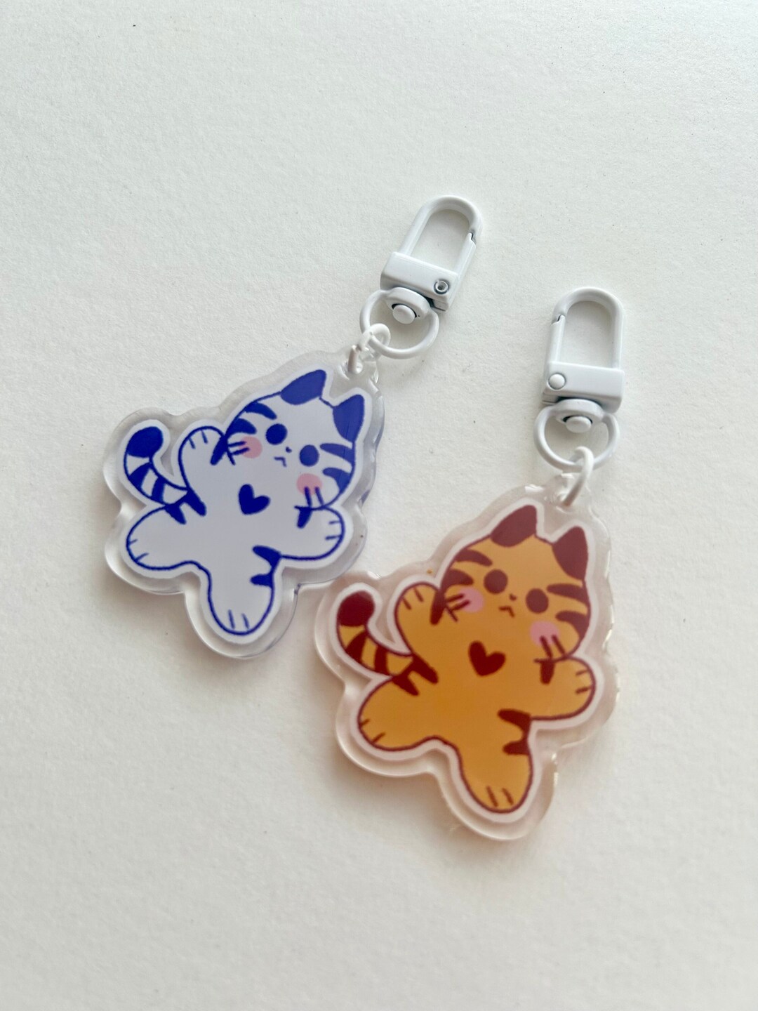 Squish Tiger Keychains - Etsy