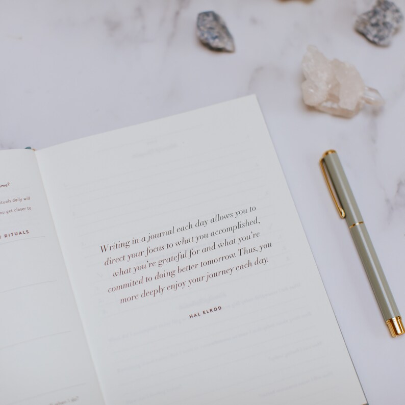 MINDFULNESS EVERYDAY Journal/morning Thoughts Gratitude & - Etsy