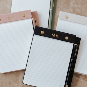 REFILLABLE NOTEPAD With a Matching Pen/personalised Refillable Notepad ...
