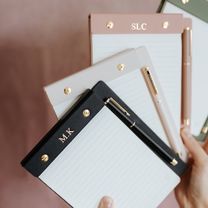 REFILLABLE NOTEPAD With a Matching Pen/personalised Refillable Notepad ...