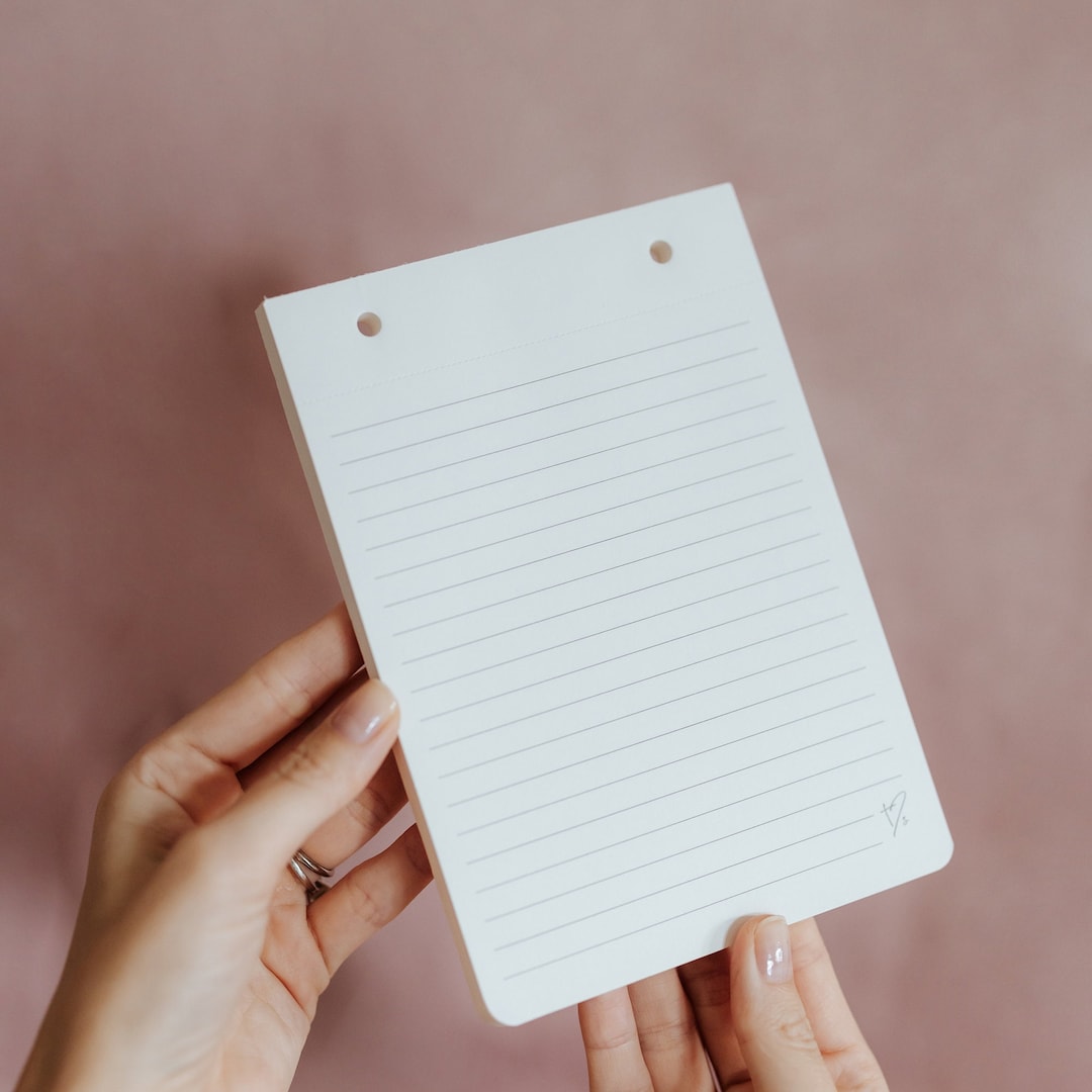 NOTEPAD REFILL INSERT Pad/refill for Refillable Notepad - Etsy