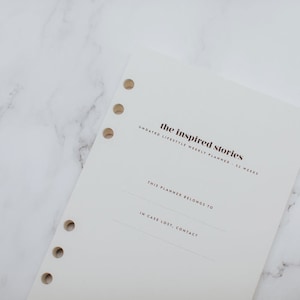 A5 Planner Inserts - Etsy