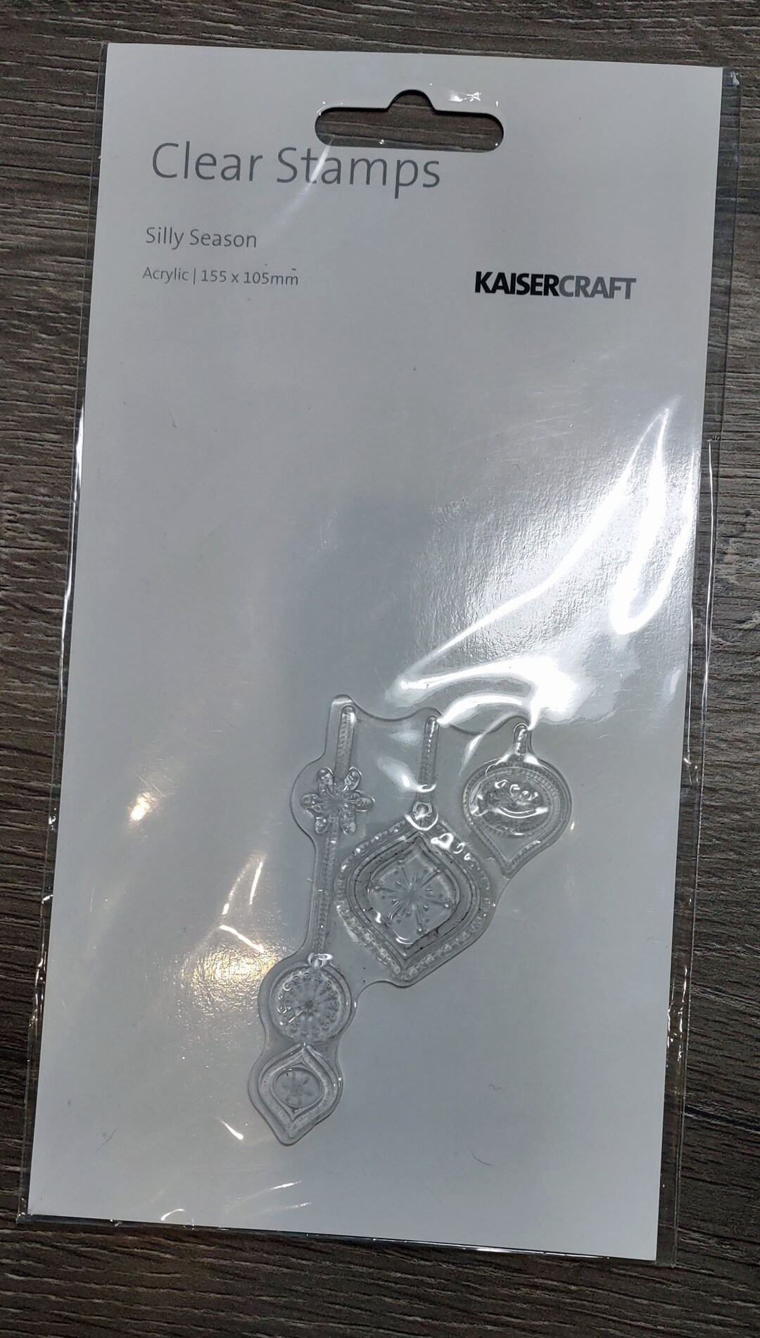 Kaiser Craft Silly Season Clear Stamp Ornaments - Etsy