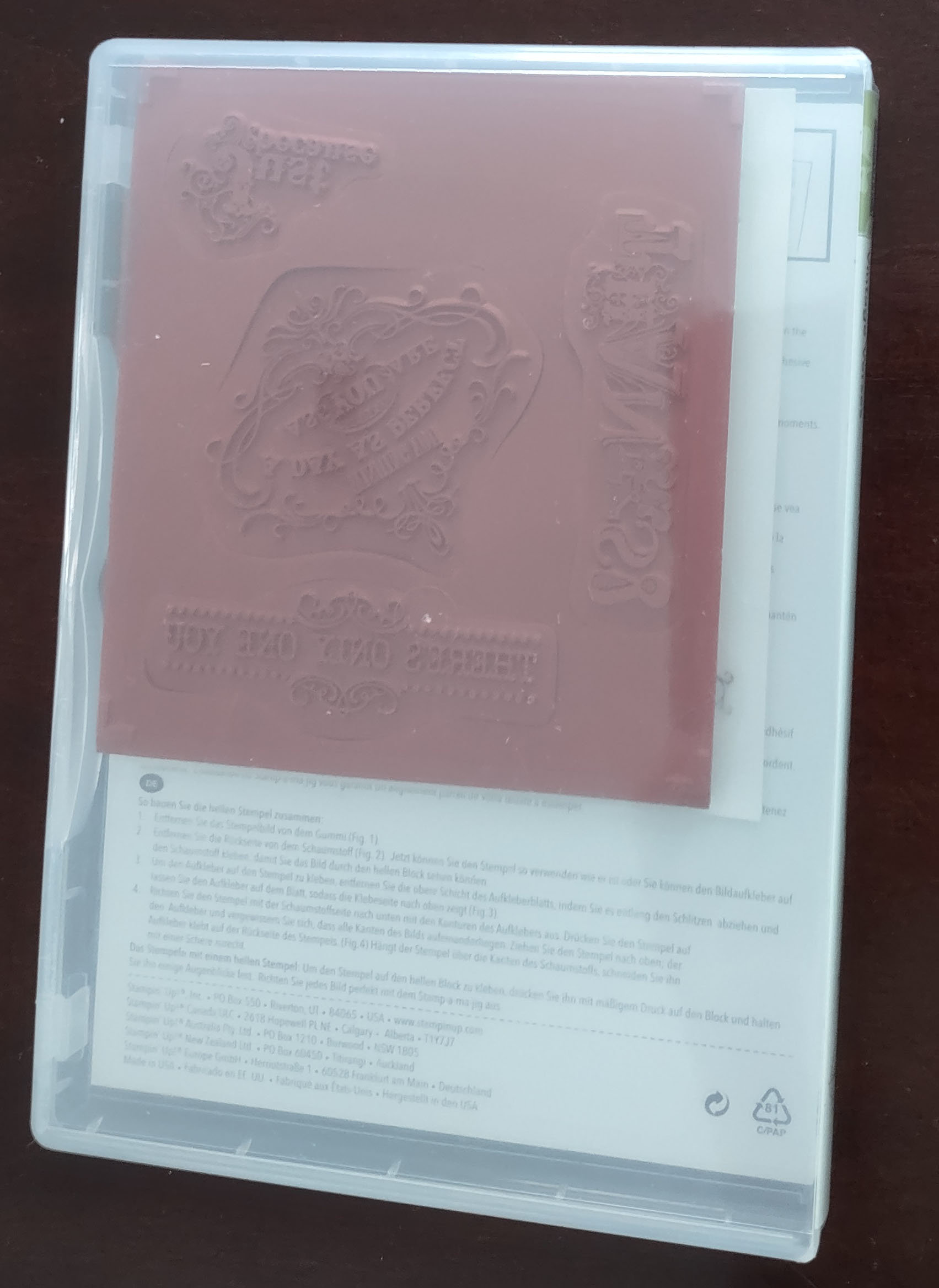 Stampin Up! Vintage Verses Stamp Set - Etsy