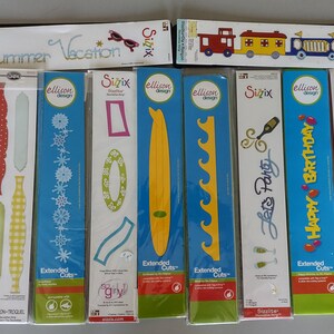 Sizzix and Ellison Design Extended Cuts Dies - Lot of 11 - Etsy
