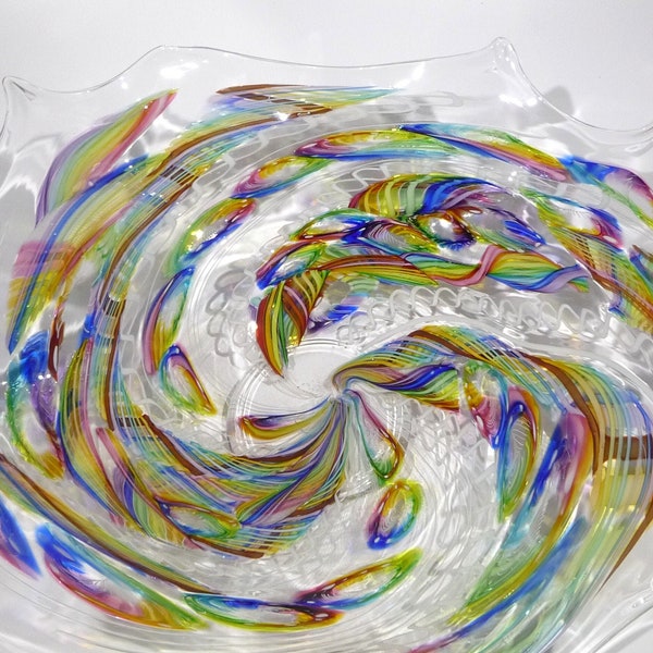 Murrini Glass Bowl - Etsy