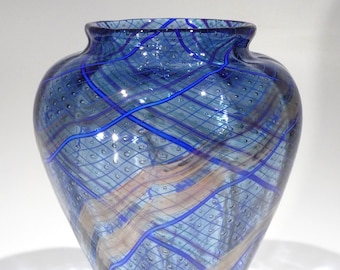 12 Reticello Hand Blown Glass Vase / Bowl Original | Etsy