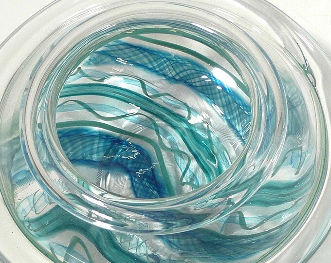 Hand Blown Glass Bowl - Original Design by Dirwood Glass - Shades of ...