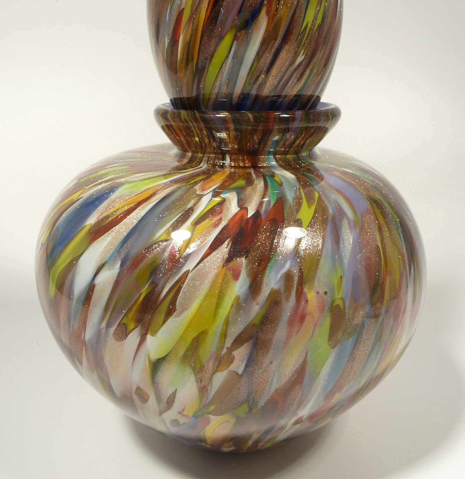 15" Hand Blown Glass Cremation Urn - Original Design by Dirwood Glass ...