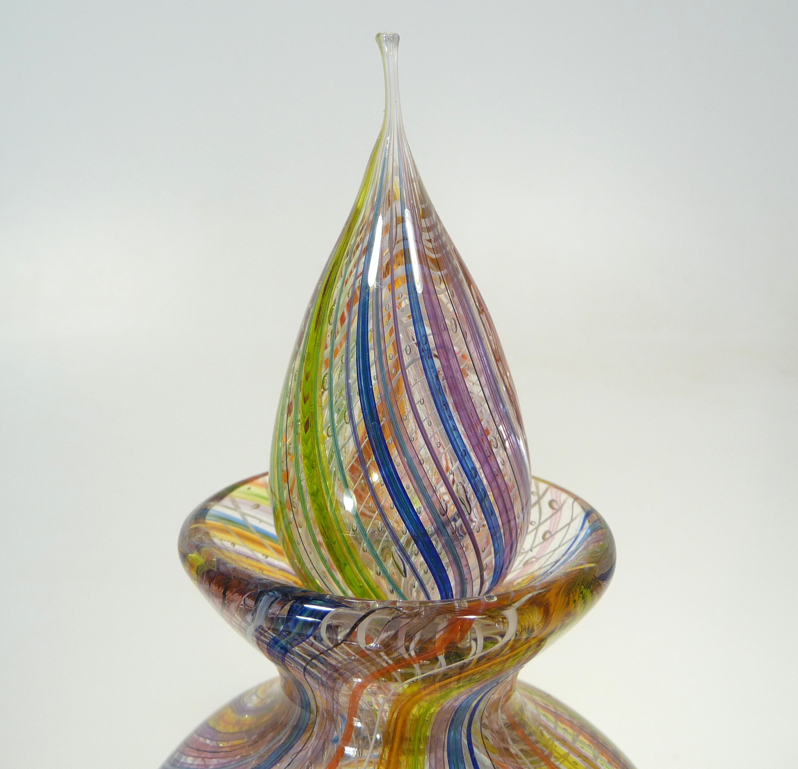 Hand Blown Glass Urn Original Design by Dirwood Glass - Etsy