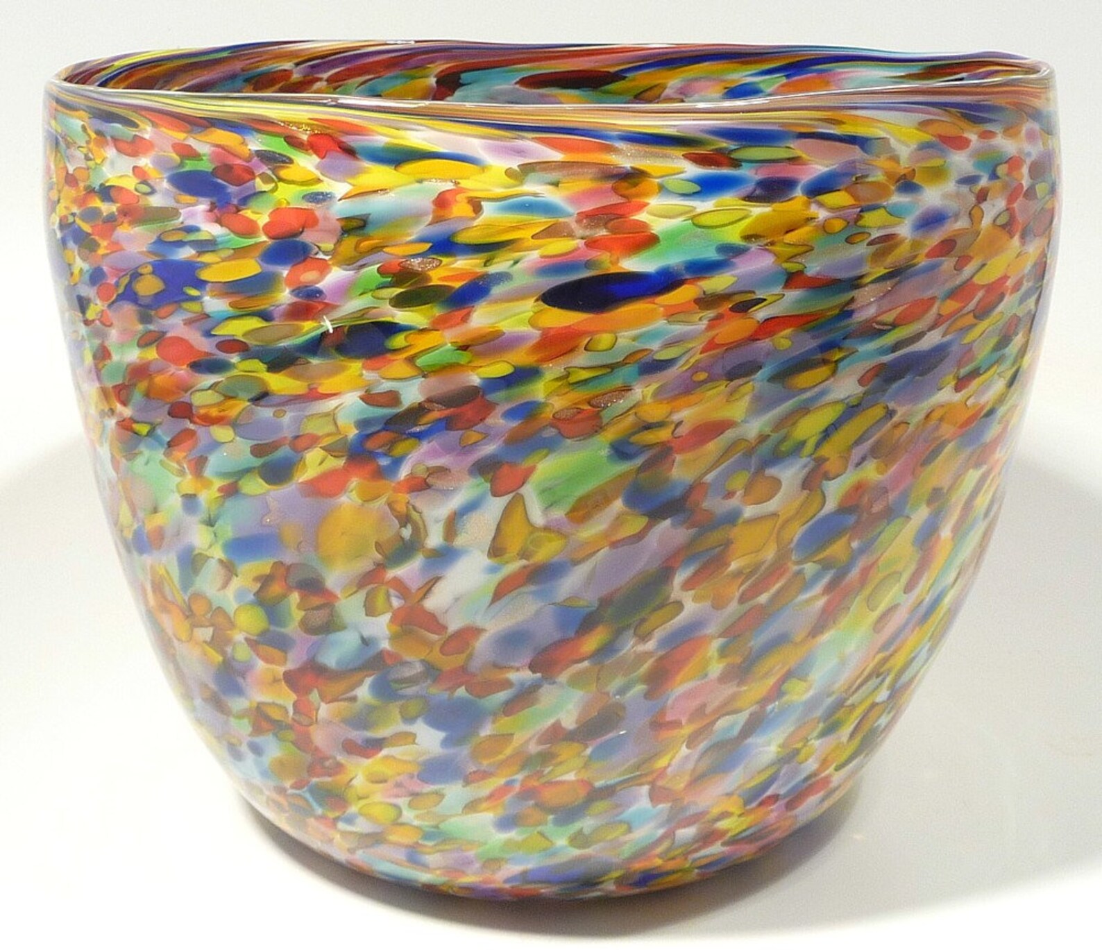 Giant Hand Blown Glass Bowl Original Design by Dirwood Glass - Etsy