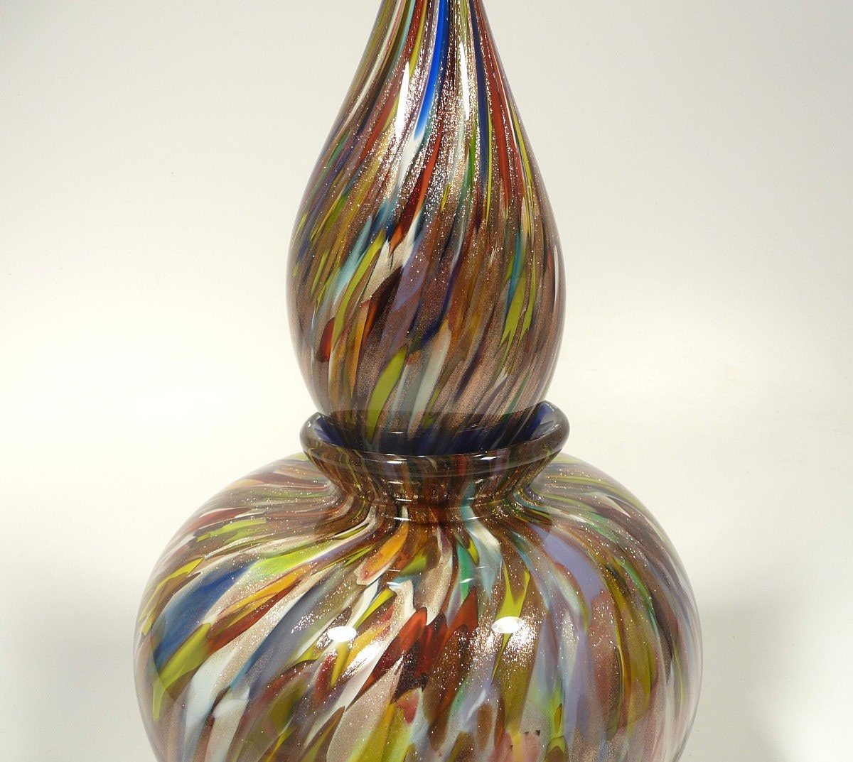 15" Hand Blown Glass Cremation Urn - Original Design by Dirwood Glass ...
