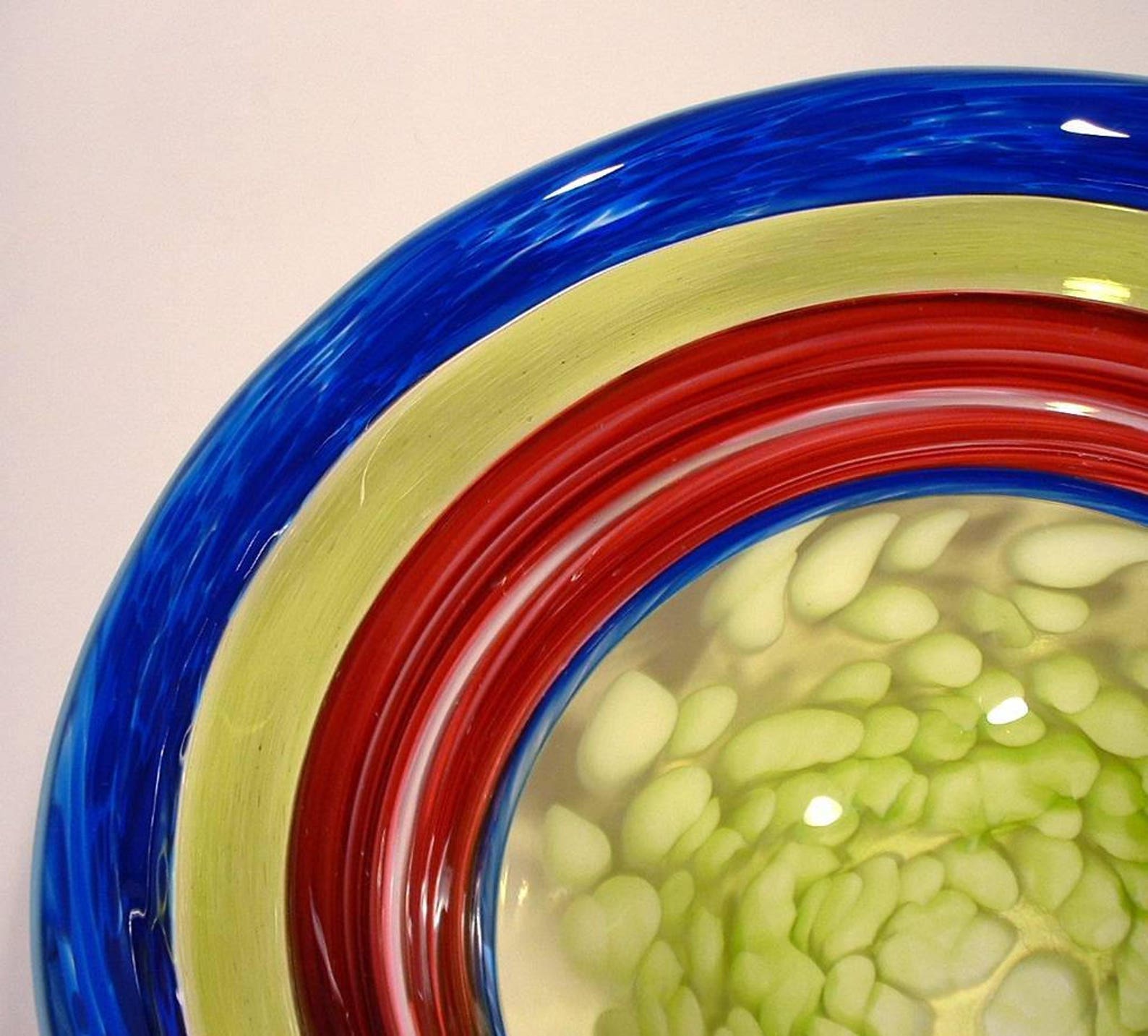 10 Hand Blown Glass Bowl Original Design by Dirwood | Etsy