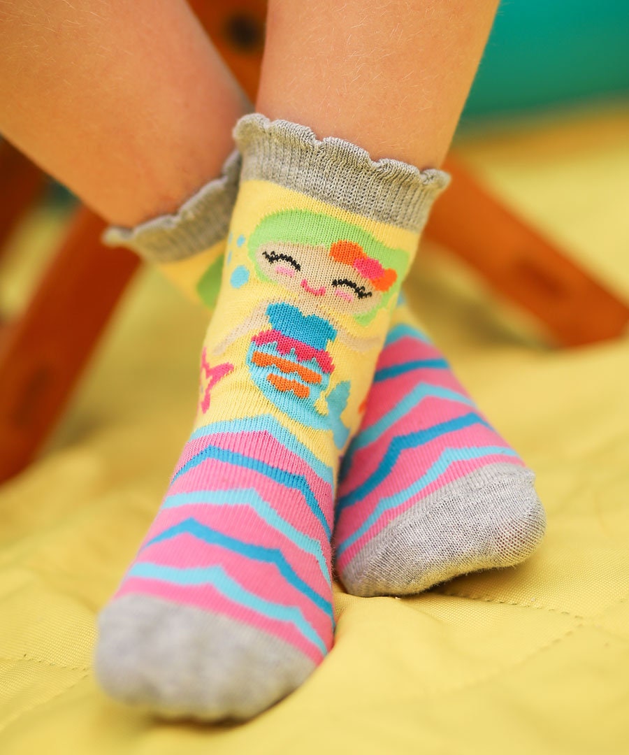 Girls Socks Mermaids Sea Animals Rainbows Kitty Cats Ocean - Etsy