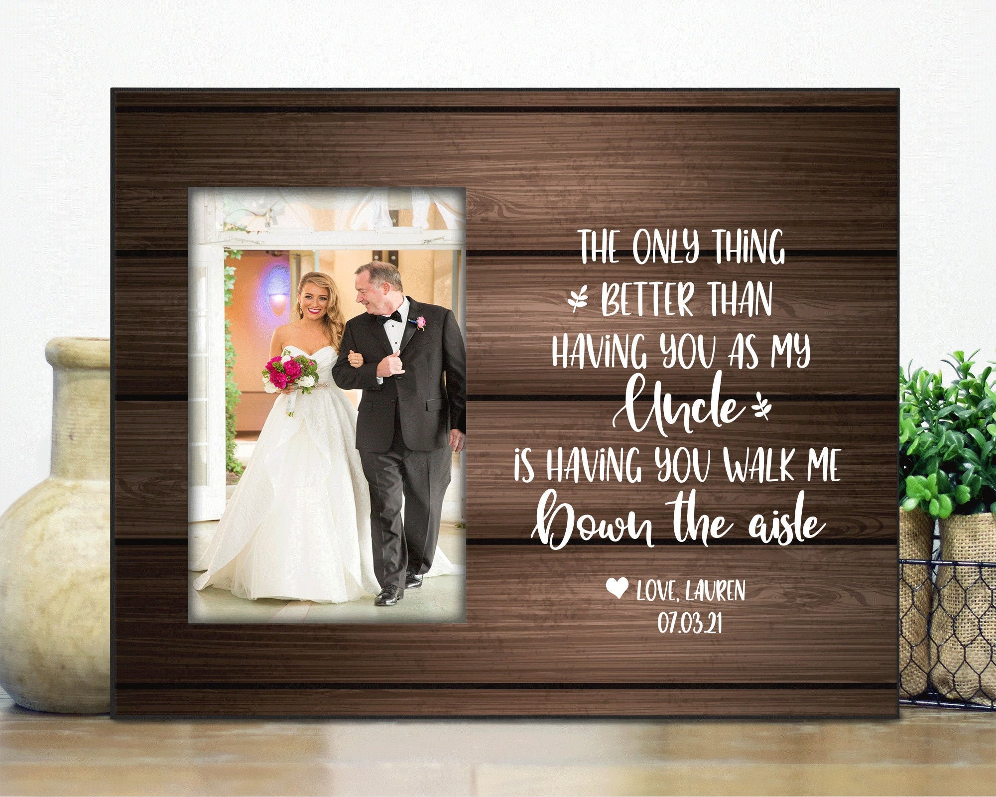 Walk Down the Aisle Frame - Etsy