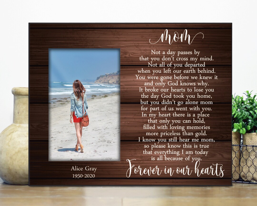 Loss of Mom Gift / Loss of Mother Memorial Frame / Sympathy Gift ...