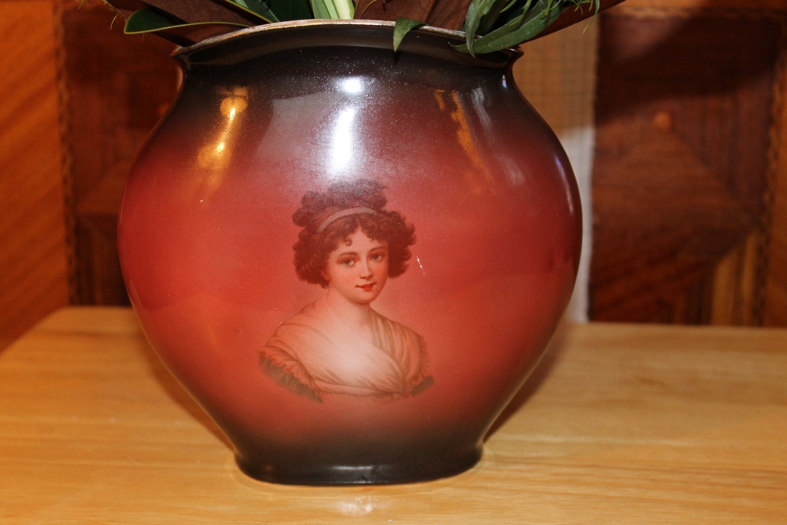 Romantic Portrait Vase, Antique, Warwick China - Etsy
