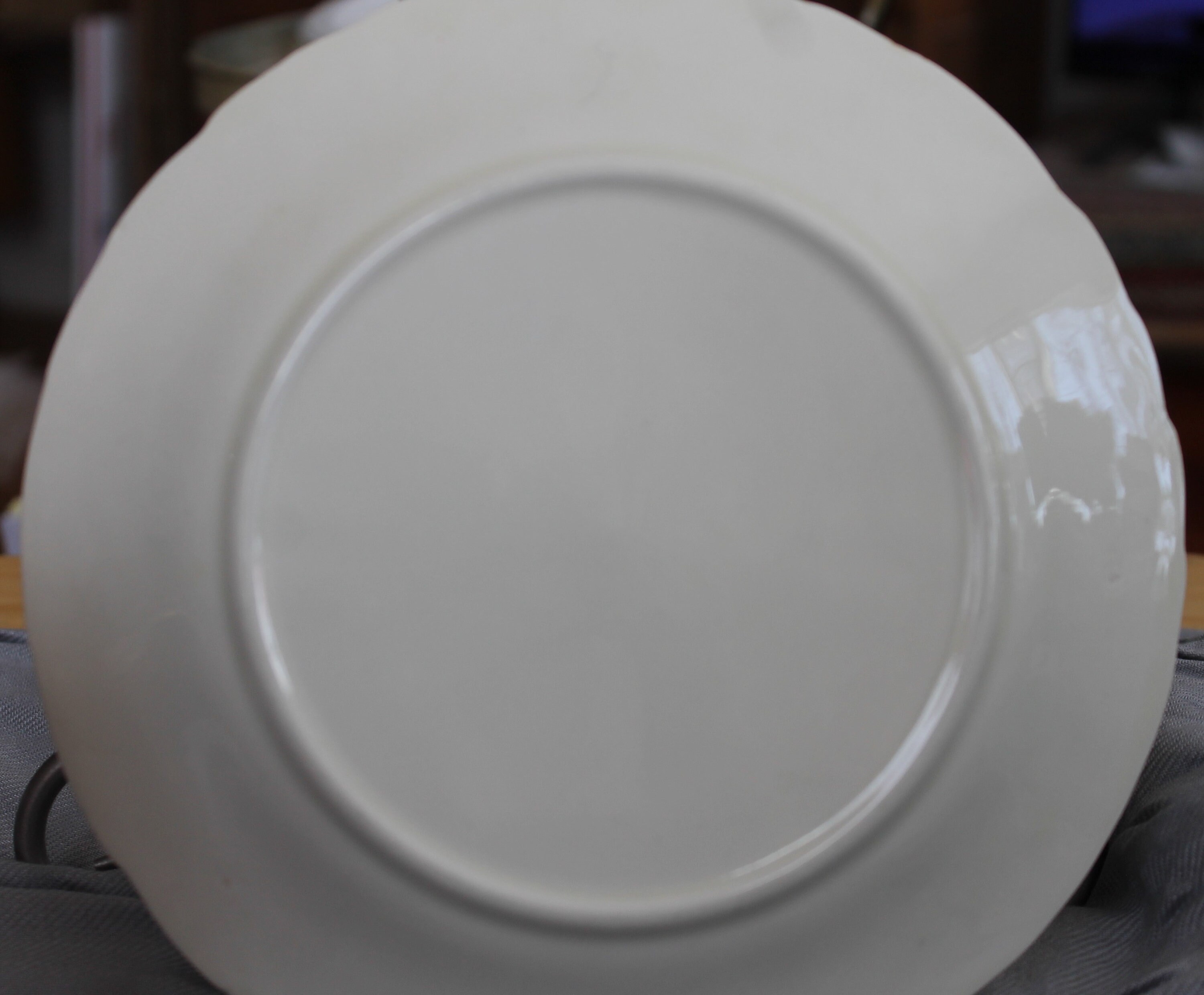 Fruit Plate, Vintage Bas Relief, White, Small - Etsy