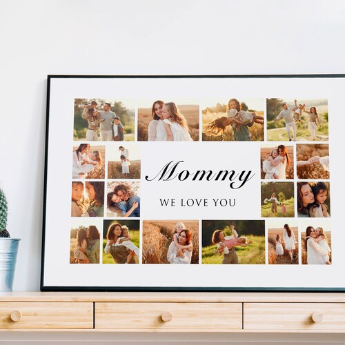 Custom Mom Photo Collage First Mothers Day Gift Ideas - Etsy