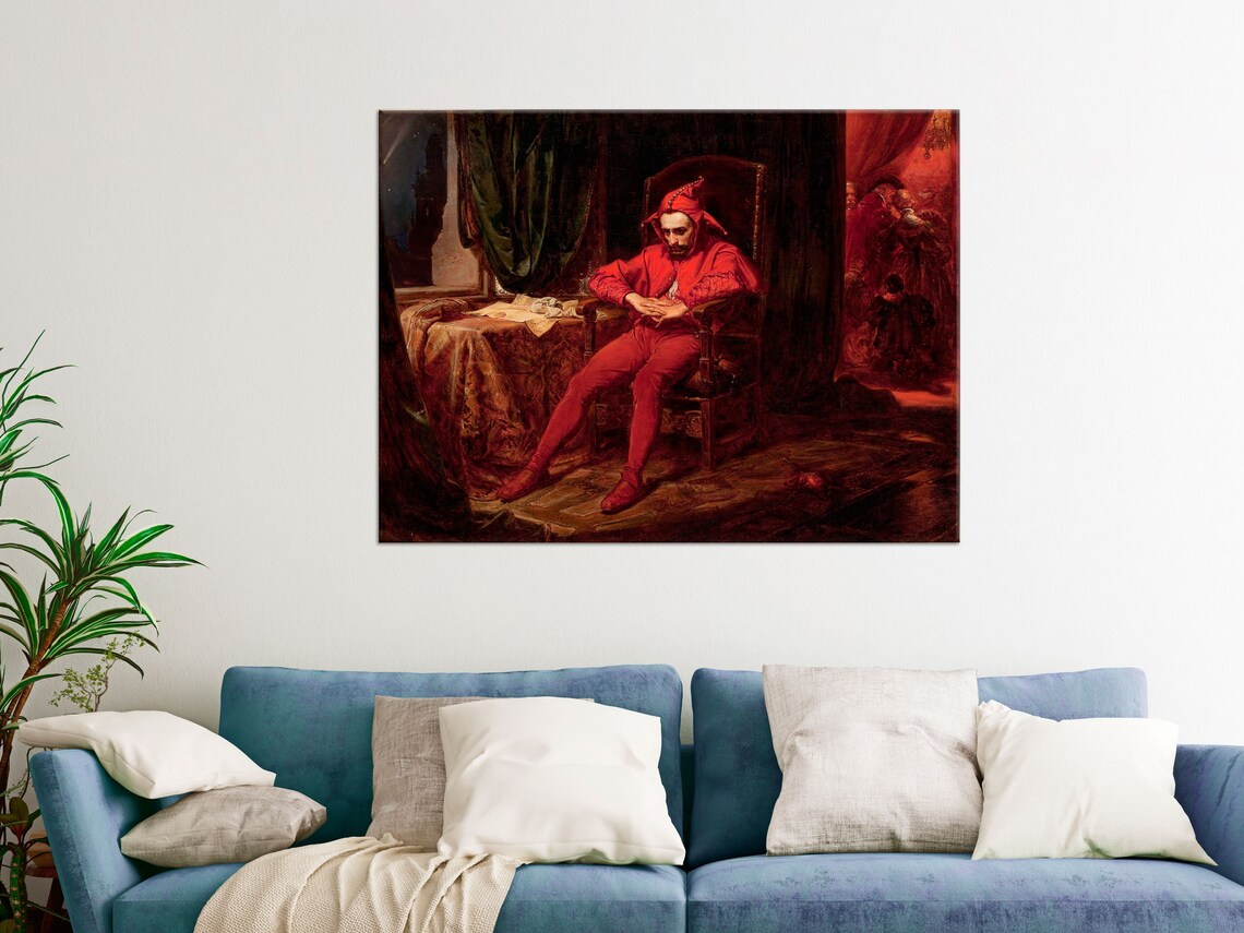 Stanczyk Canvas Print Jan Matejko Classic Polish Paint - Etsy